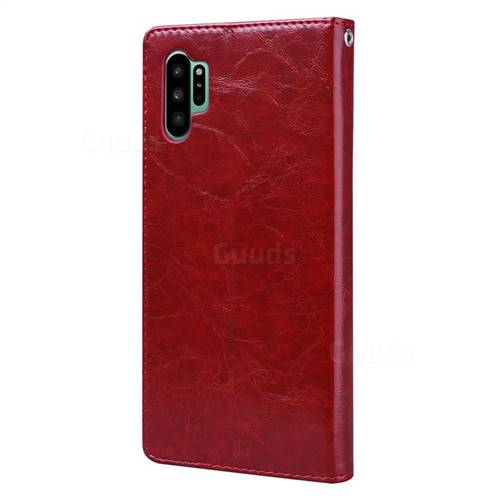 Luxury Retro Oil Wax PU Leather Wallet Phone Case for Samsung Galaxy ...