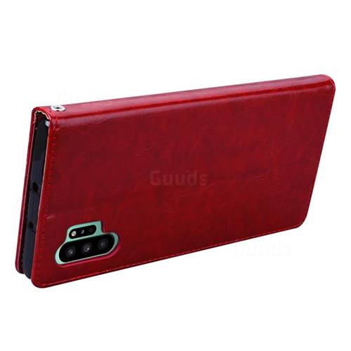 Luxury Retro Oil Wax PU Leather Wallet Phone Case for Samsung Galaxy ...