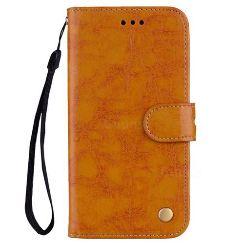 Luxury Retro Oil Wax PU Leather Wallet Phone Case for Samsung Galaxy ...