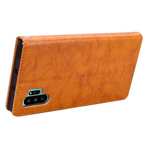 Luxury Retro Oil Wax PU Leather Wallet Phone Case for Samsung Galaxy ...