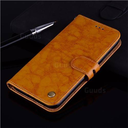 Luxury Retro Oil Wax PU Leather Wallet Phone Case for Samsung Galaxy ...