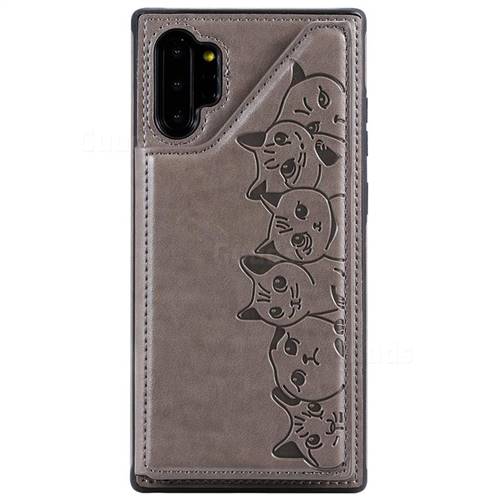 Yikatu Luxury Cute Cats Multifunction Magnetic Card Slots Stand Leather ...