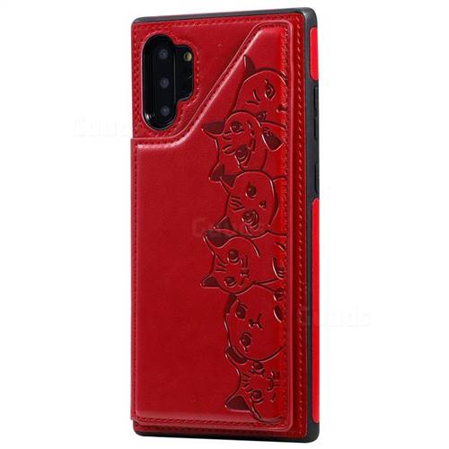 Yikatu Luxury Cute Cats Multifunction Magnetic Card Slots Stand Leather ...