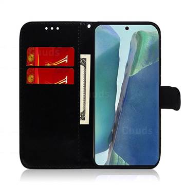 Shining Mirror Like Surface Leather Wallet Case for Samsung Galaxy Note ...