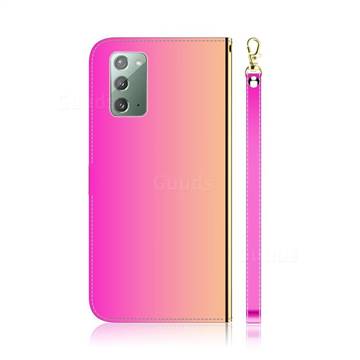 Shining Mirror Like Surface Leather Wallet Case for Samsung Galaxy Note ...