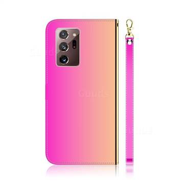 Shining Mirror Like Surface Leather Wallet Case for Samsung Galaxy Note ...