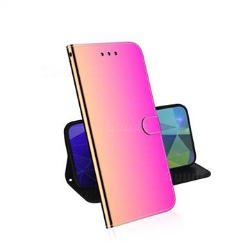 Shining Mirror Like Surface Leather Wallet Case for Samsung Galaxy Note ...