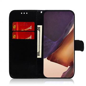 Shining Mirror Like Surface Leather Wallet Case for Samsung Galaxy Note ...