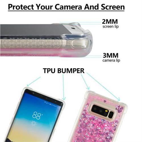 Dynamic Liquid Glitter Sand Quicksand TPU Case for Samsung Galaxy Note ...