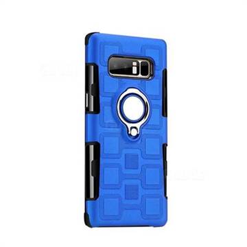 Ice Cube Shockproof PC + Silicon Invisible Ring Holder Phone Case for ...