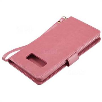 Luminous Flower Girl Cat Leather Wallet Case for Samsung Galaxy Note 8 ...