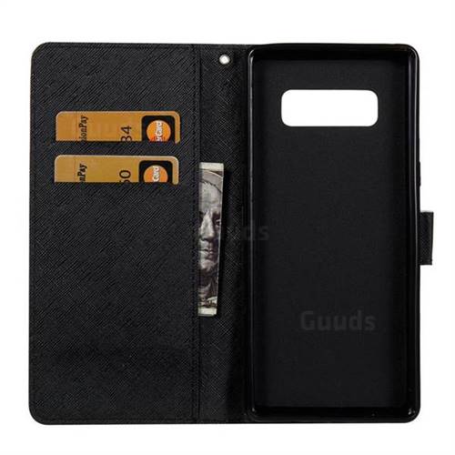 Bear Gunmen 3D Painted Leather Wallet Case for Samsung Galaxy Note 8 ...