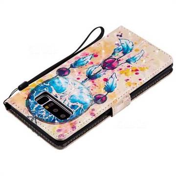 Blue Dream Catcher 3D Painted Leather Wallet Case for Samsung Galaxy ...