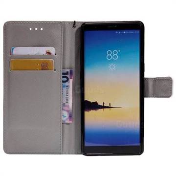 Blue Dream Catcher 3D Painted Leather Wallet Case for Samsung Galaxy ...