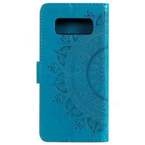 Intricate Embossing Datura Leather Wallet Case for Samsung Galaxy Note ...