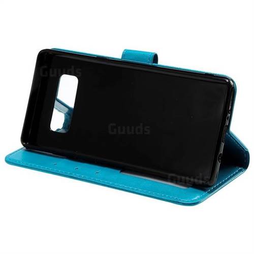 Intricate Embossing Datura Leather Wallet Case for Samsung Galaxy Note ...