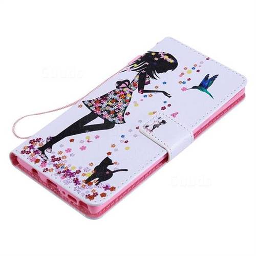 Petals and Cats PU Leather Wallet Case for Samsung Galaxy Note9 ...