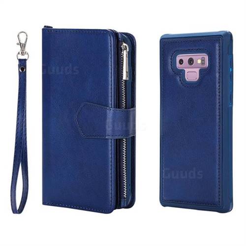 Retro Luxury Multifunction Zipper Leather Phone Wallet for Samsung ...