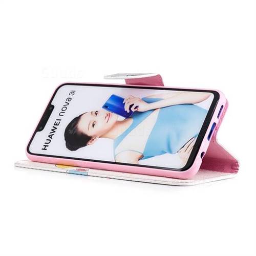 Umbrella Elephant Leather Wallet Case for Huawei Nova 3i - Huawei Nova ...