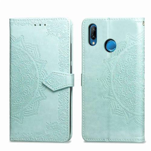 Embossing Imprint Mandala Flower Leather Wallet Case for Huawei Nova 3i ...