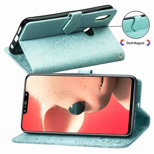 Embossing Imprint Mandala Flower Leather Wallet Case for Huawei Nova 3i ...