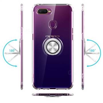 Anti-fall Invisible Press Bounce Ring Holder Phone Cover for Oppo F9 ...