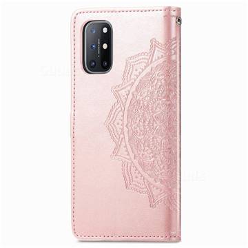 Embossing Imprint Mandala Flower Leather Wallet Case for OnePlus 8T ...