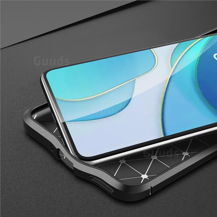 Luxury Auto Focus Litchi Texture Silicone TPU Back Cover for OnePlus 9 - Black - OnePlus 9 Cases ...