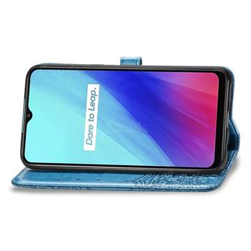 Embossing Imprint Mandala Flower Leather Wallet Case for Oppo Realme C3 ...