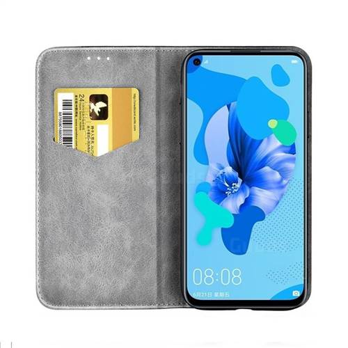 Classic Business Ultra Slim Magnetic Sucking Stitching Flip Cover for ...