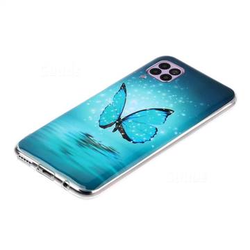 Butterfly Noctilucent Soft TPU Back Cover for Huawei P40 Lite - Huawei ...