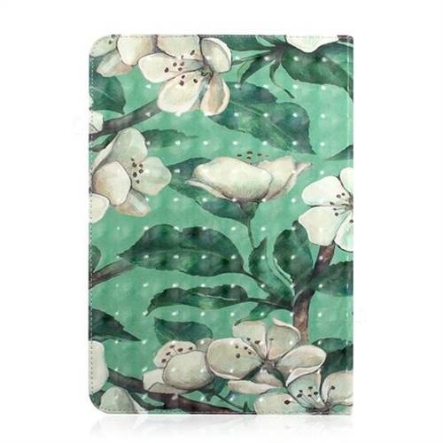 Watercolor Flower 3D Painted Universal 10 inch Tablet Flip Folio Stand ...