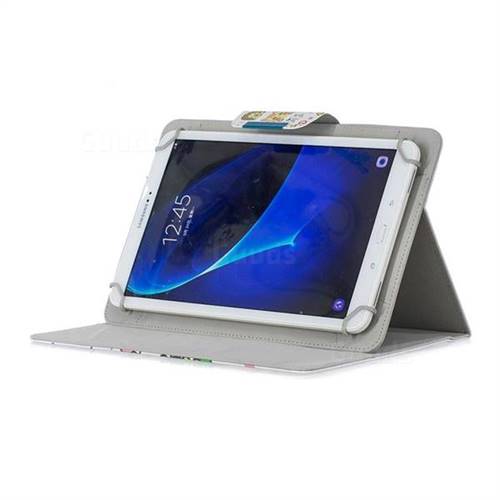 10 Inch Universal Tablet Flip Cover Folio Stand Leather Wallet Tablet ...