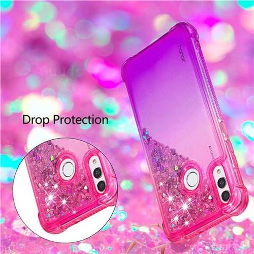 Rainbow Gradient Liquid Glitter Quicksand Sequins Phone Case for Huawei ...