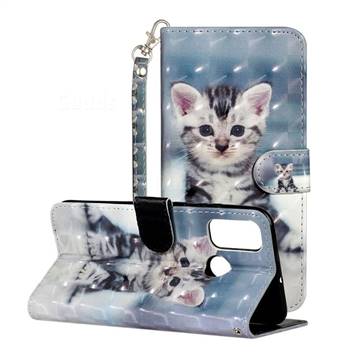 Kitten Cat 3D Leather Phone Holster Wallet Case for Huawei P Smart ...