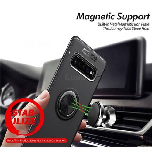 Auto Focus Invisible Ring Holder Soft Phone Case for Samsung Galaxy S10 ...