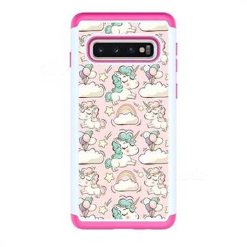 Pink Pony Shock Absorbing Hybrid Defender Rugged Phone Case Cover for ...