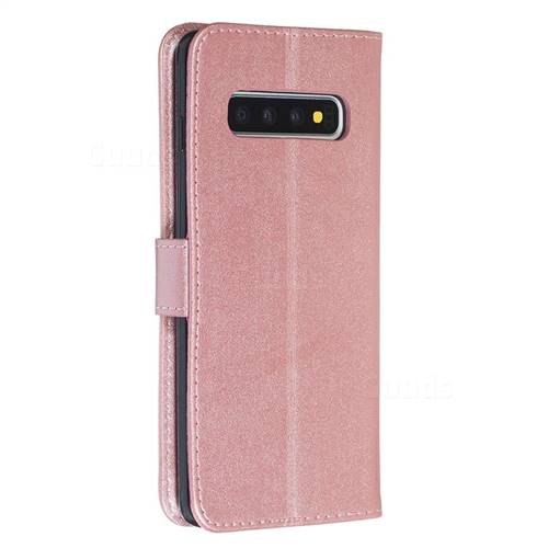 Retro Luxury Zipper Leather Phone Wallet Case for Samsung Galaxy S10 (6 ...