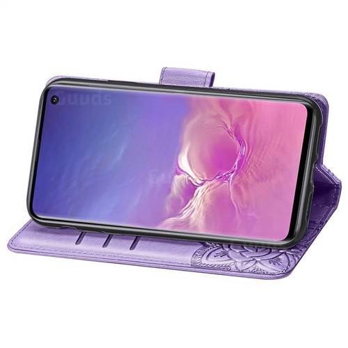 Embossing Mandala Flower Butterfly Leather Wallet Case for Samsung ...