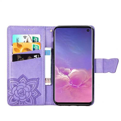 Embossing Mandala Flower Butterfly Leather Wallet Case for Samsung ...