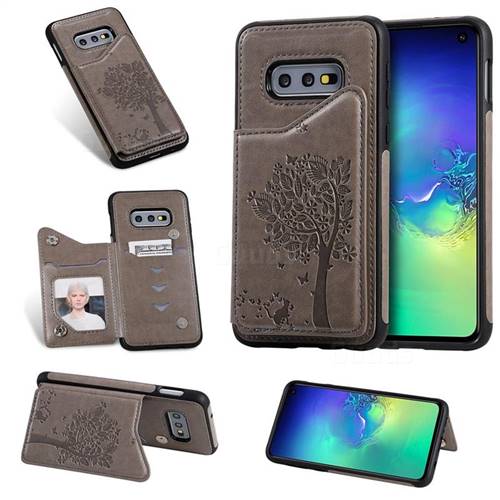 Luxury R61 Tree Cat Magnetic Stand Card Leather Phone Case for Samsung ...
