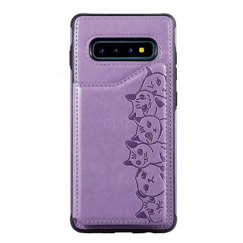 Yikatu Luxury Cute Cats Multifunction Magnetic Card Slots Stand Leather ...