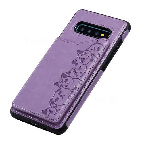 Yikatu Luxury Cute Cats Multifunction Magnetic Card Slots Stand Leather ...