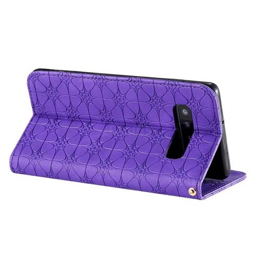 Intricate Embossing Four Leaf Clover Leather Wallet Case for Samsung ...