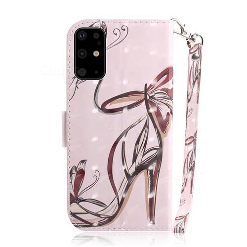Butterfly High Heels 3D Painted Leather Wallet Phone Case for Samsung Galaxy S20 Plus / S11 ...