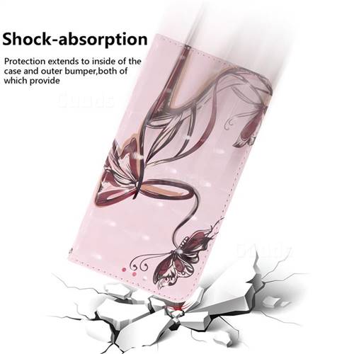 Butterfly High Heels 3D Painted Leather Wallet Phone Case for Samsung Galaxy S20 Plus / S11 ...