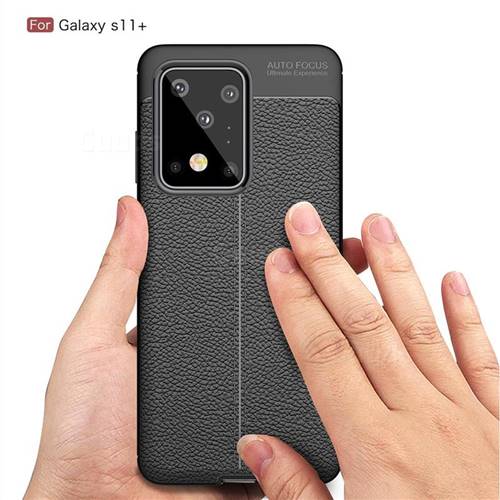 Luxury Auto Focus Litchi Texture Silicone TPU Back Cover for Samsung ...