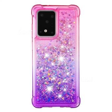 Rainbow Gradient Liquid Glitter Quicksand Sequins Phone Case for ...