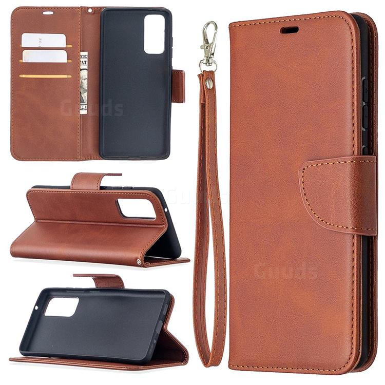Classic Sheepskin PU Leather Phone Wallet Case for Samsung Galaxy S20 ...