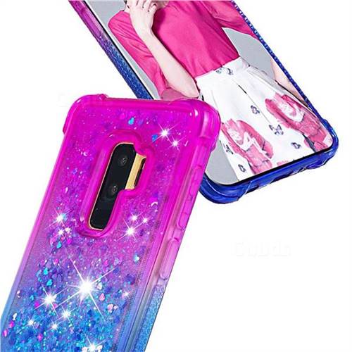 Rainbow Gradient Liquid Glitter Quicksand Sequins Phone Case for ...